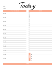 Free Daily Planner Template – Manage Your Work Easily - Free 2025 ...