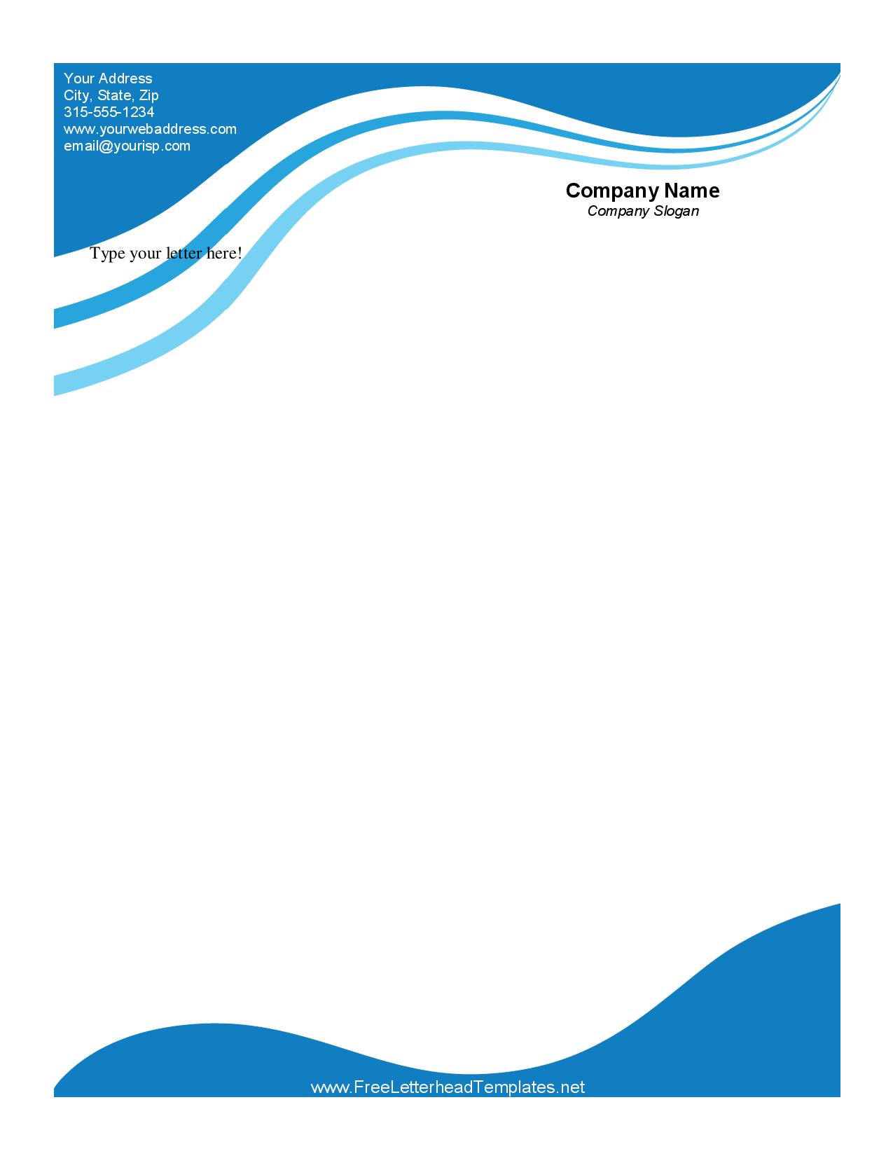 Printable Letterhead Templates In Editable Printable
